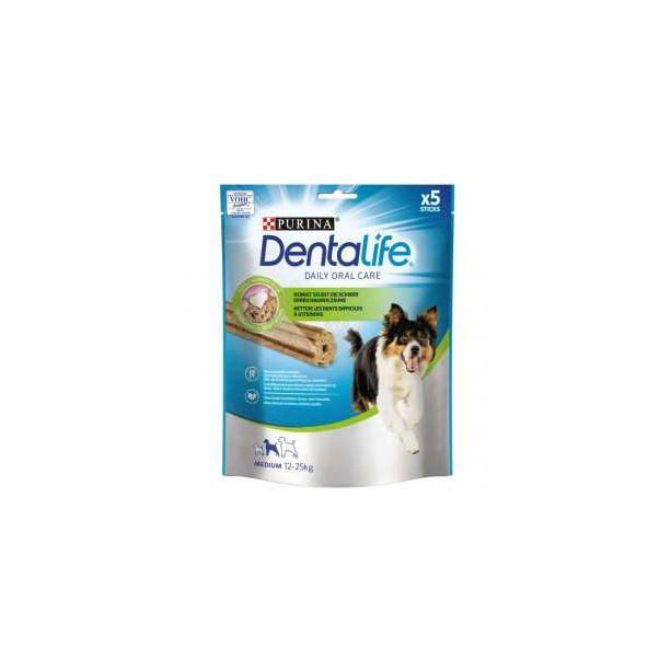 Purina Dentalife Sticks Лакомство за кучета от средни породи, 115g - Zoolink.bg